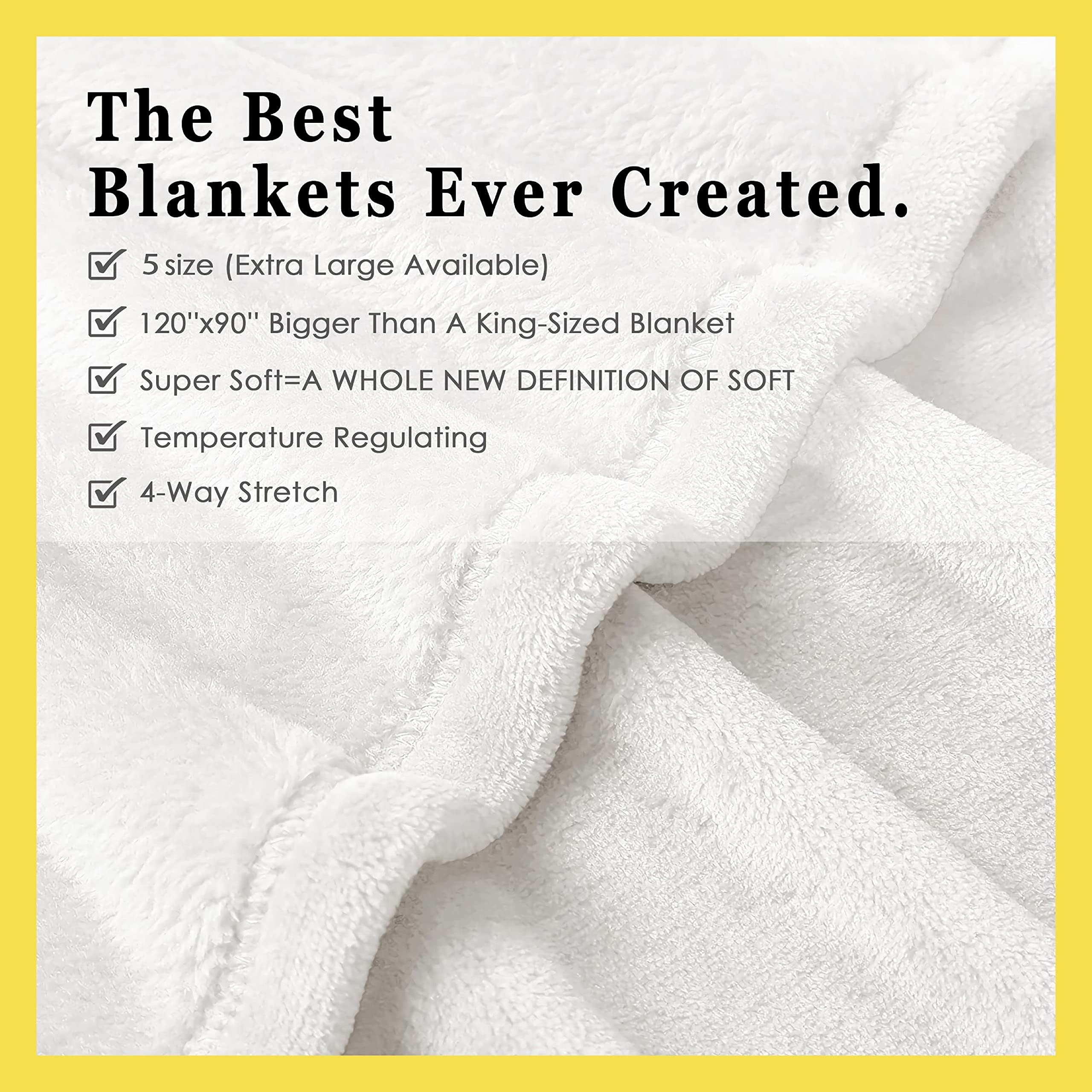 Softerhug Blanket Tennis Soft Cozy Throw Lightweight Microplush Blankets for Couch Bed Sofa All Season Warm-60"x50" Twin for Teen