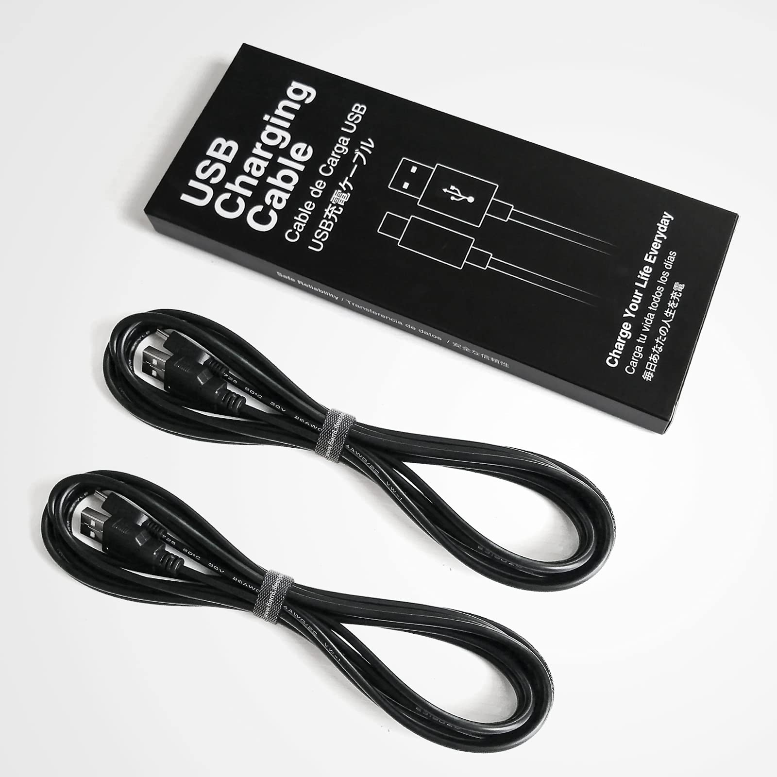 6amLifestyle [10FT 2 Pack] PS3 Controller Charger Charging Cable Extra Long Mini USB Fast Charger Cord Compatible with Sony Playstation 3 Wireless Controller Dualshock 3 PS3 Slim PS Move