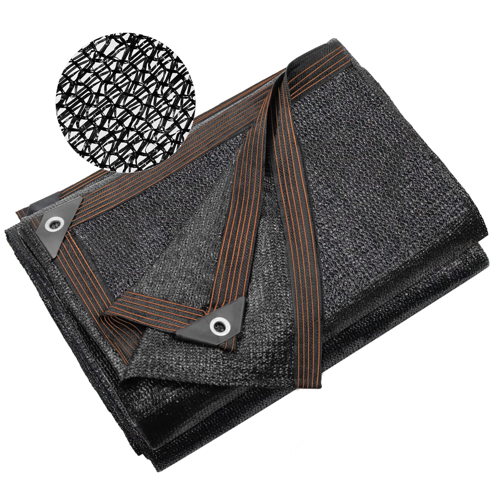 40% Shade Cloth Garden Shade Mesh Net with Grommets - Sun Shade Cover for Pergola, Patio Plants, Greenhouse, Chicken Coop, Outdoor (10Ft x 16.4Ft)