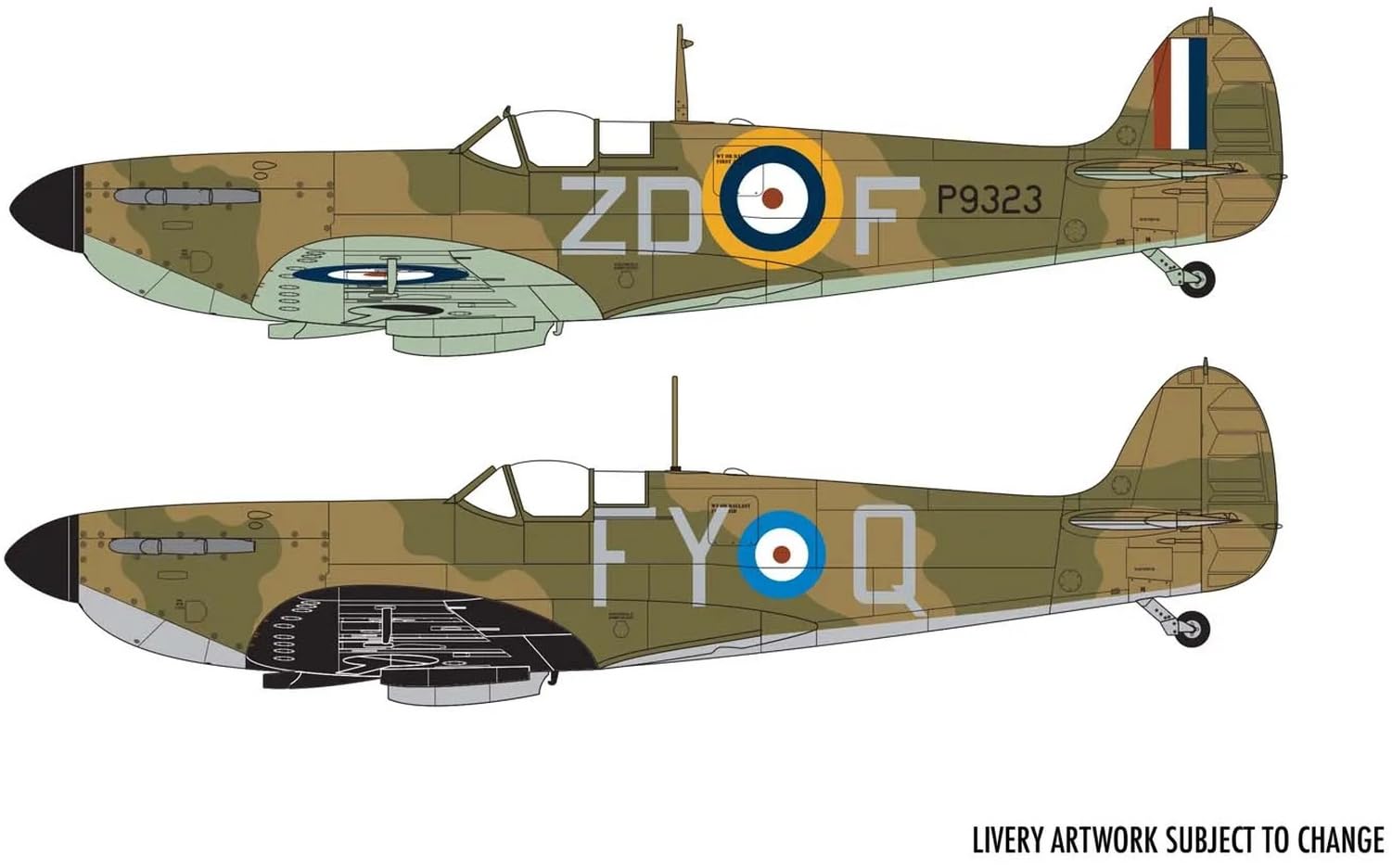Airfix Model Airplane Kit Gift Set - A05126A Supermarine Spitfire Mk.Ia, Plastic Plane Model Kits for Adults & Kids 8+, Skill Level 3, 1:48 Scale WW2 Military Aircraft Models Gifts