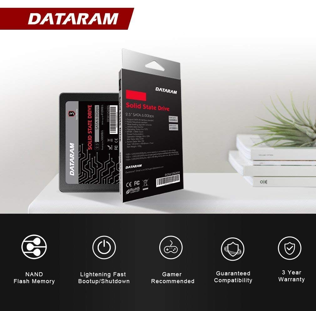 Dataram AISPEX 2.5" SSD Solid State Drive (10 Pack 120GB)