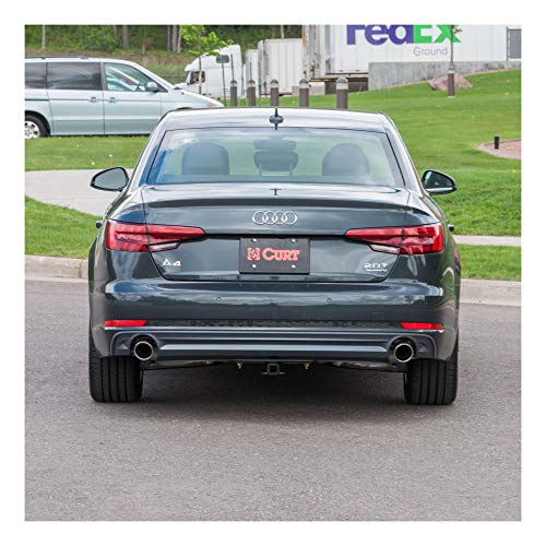 CURT 11448 Class 1 Trailer Hitch, 1-1/4-Inch Receiver, Fits Select Audi A4, Allroad, Quattro, A5, Sportback , Black