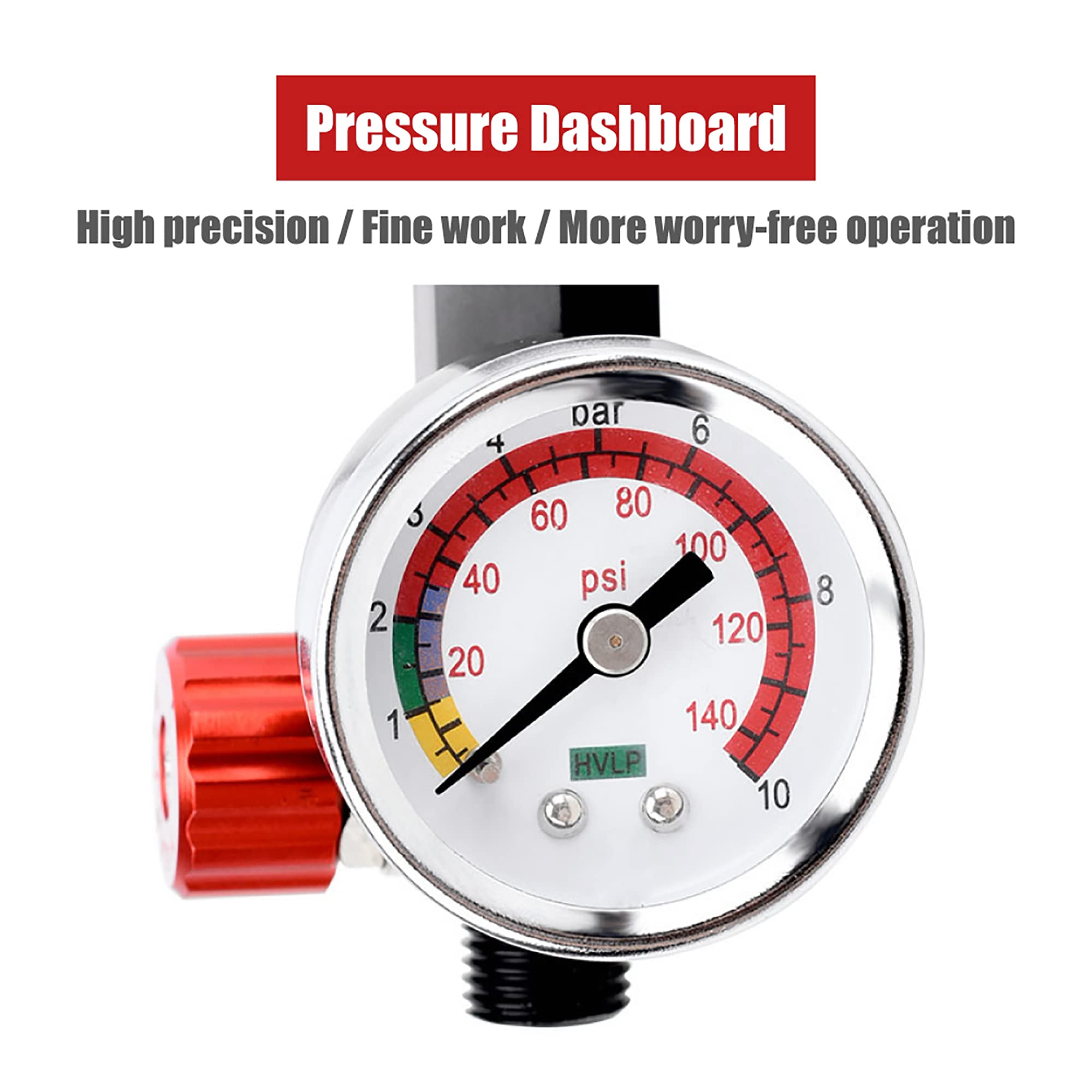 AEROPRO TOOLS Air Regulator for Spray Guns and Pnuematic Tools (1/4" NPT)