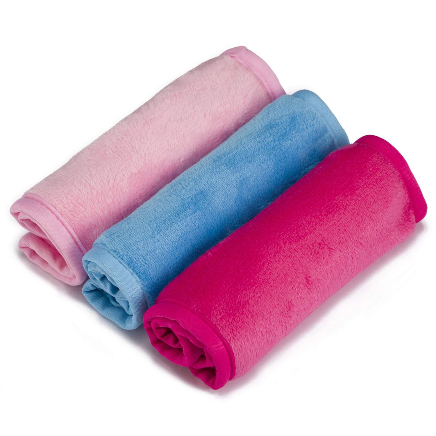 Makeup Remover Cloth Clean Towel, Reusable Facial Cleansing Towel - Chemical Free, Remove Makeup Instantly with Just Water - Money-back Satisfaction Guaranty (1 Rosy)