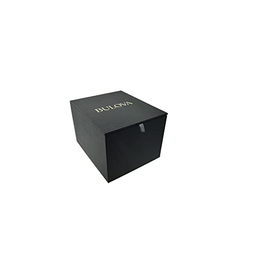 Bulova Men's Classic Maquina Rose Gold Stainless Steel 3-Hand Automatic Watch with Black Silicone Strap, Skeleton Dial Style: 98A177
