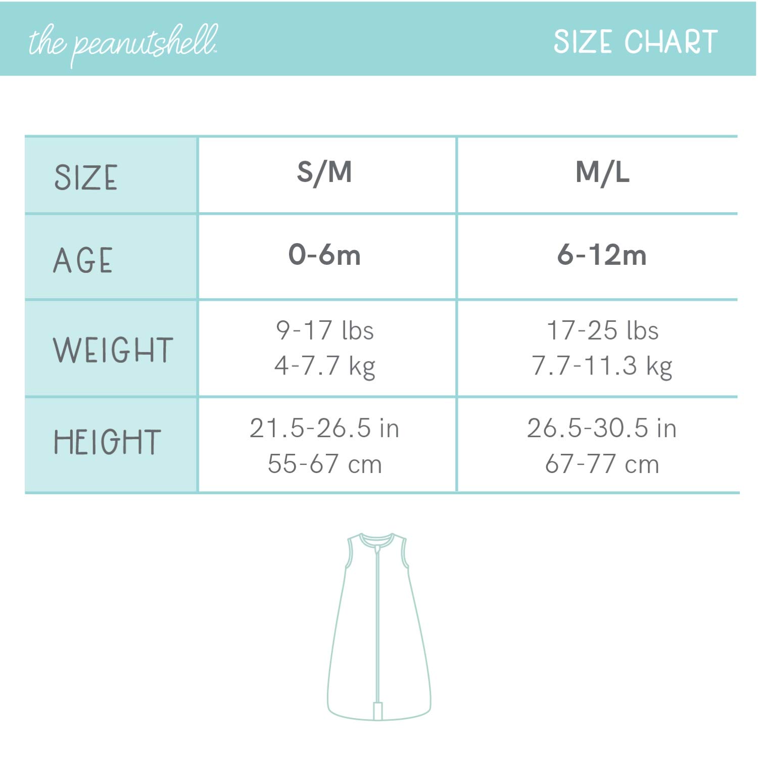 The Peanutshell Wearable Blanket Sleep Sack for Baby Boys or Girls, Woodland Moose & Buffalo Plaid, Sizes up to 12 Months (Small/Medium)