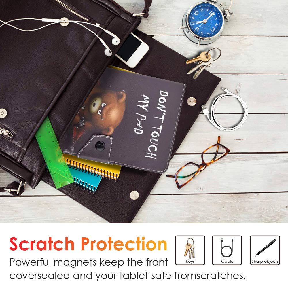 DETUOSI Universal 10.1 inch Tablet Case, 10 inch Tablet Cover, Magnetic Closure Travel Portable Protective Folio Leather Stand Shell Case for All Kinds of 9.6-10.6 inch Android/iOS/Windows Tablet #7