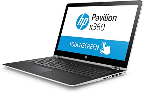HP 15-br080wm X360 15.6" HD Touchscreen i5-7200U 2.5GHz 8GB RAM 1TB HDD Win 10 Home Mineral Silver