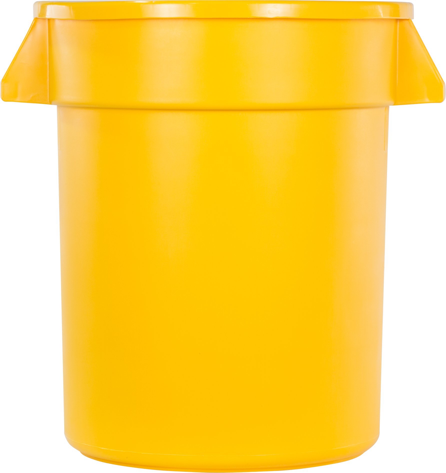 Carlisle FoodService Products 34102004 Bronco Round Waste Container Only, 20 Gallon, Yellow