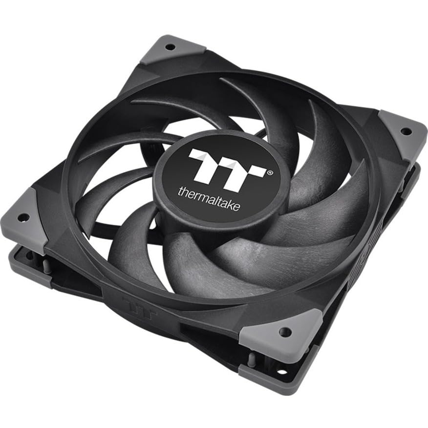Thermaltake TOUGHAIR 110 140W TDP Top Flow CPU Cooler, Intel/AMD Universal Socket (LGA 1700/1200), 120mm 2000RPM High Static Pressure PWM Fan with High Performance Copper Heat Pipes CL-P073-AL12BL-A