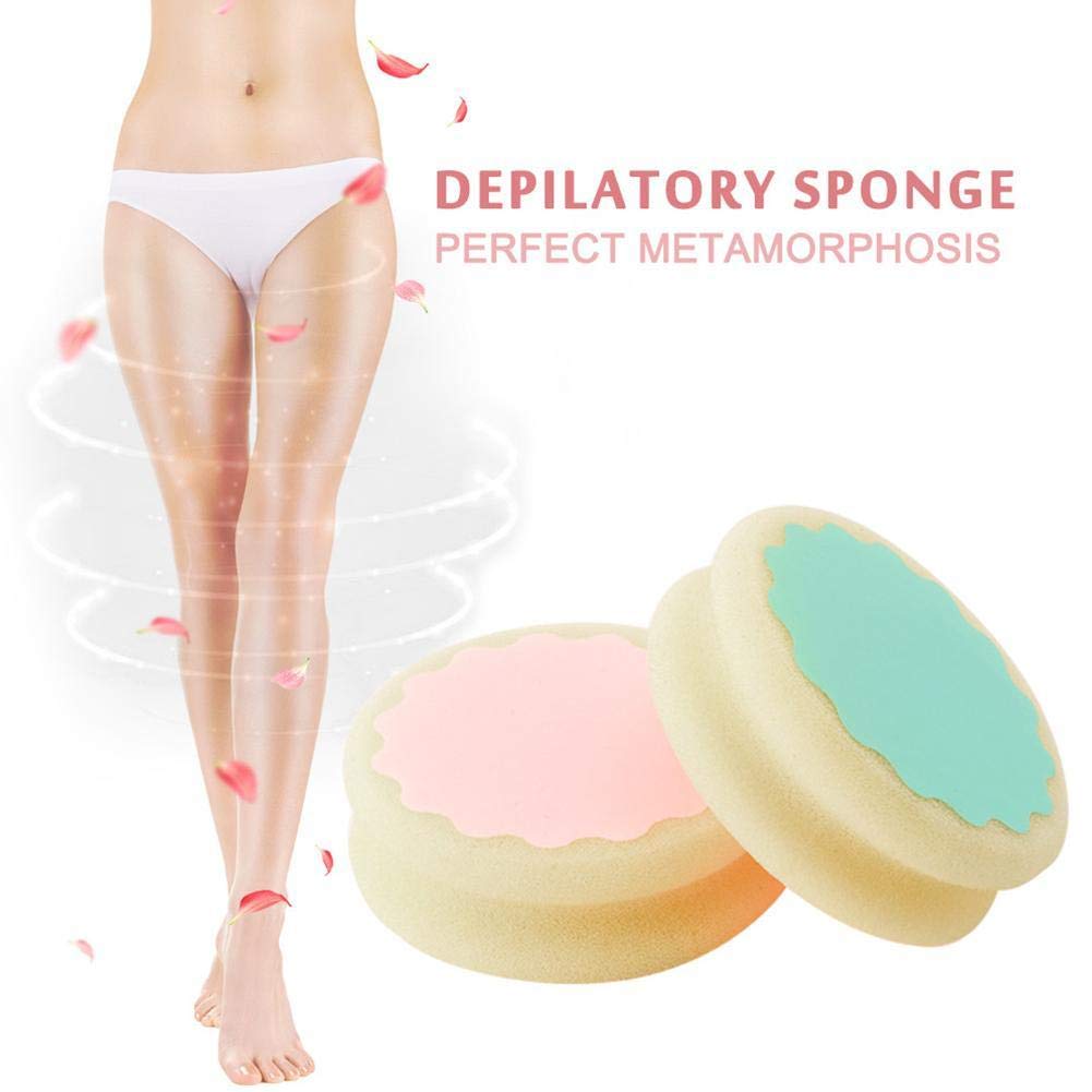5pcs Painless Hair Removal Magic Sponge, Hair Removal For Legs, Arm, Soft Foam, Reusable, Makeup Remover