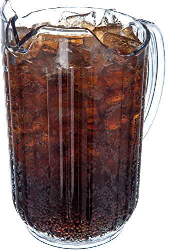 Carlisle FoodService Products Plastic Pitcher, 48 Ounces, Clear