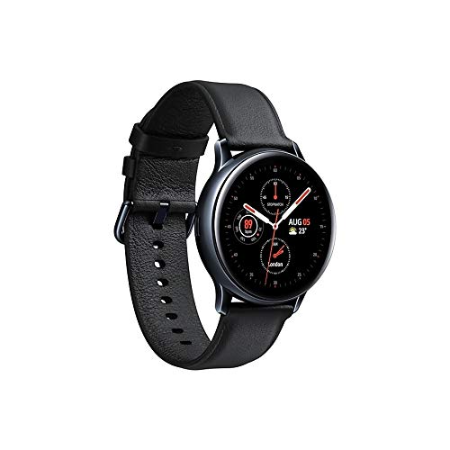 SAMSUNG Galaxy Watch Active2 LTE Smartwatch (Stainless Steel, 40mm, Black) (Renewed)