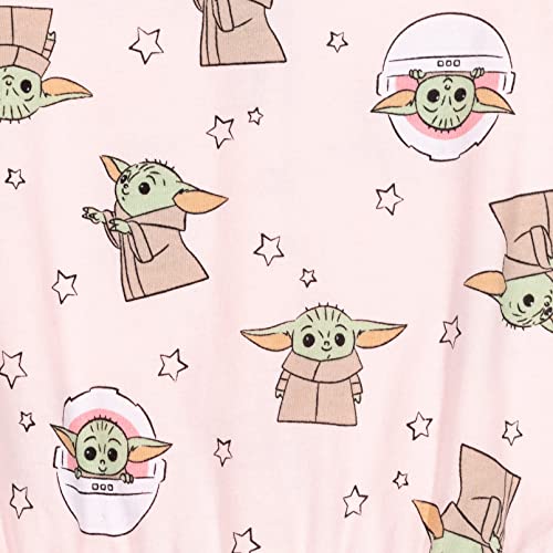 STAR WARS The Mandalorian The Child Little Girls Romper Pink 7-8
