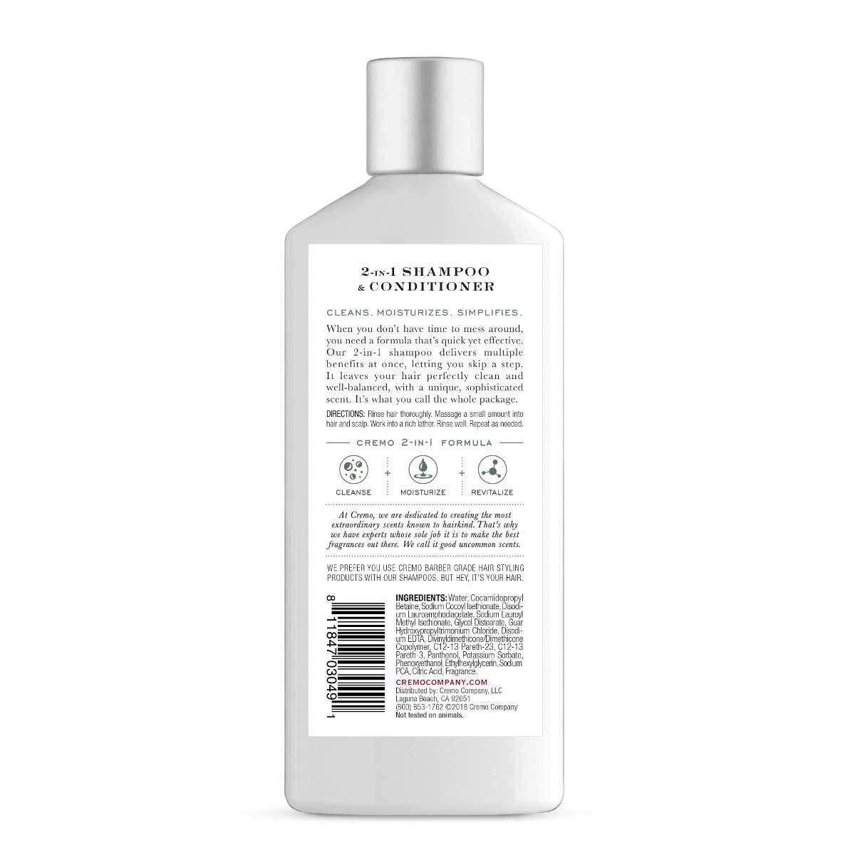 Banana Boat CREMO 2-in-1 Shampoo & Conditioner, with Juniper & Eucalyptus Scent, 16 Fl Oz