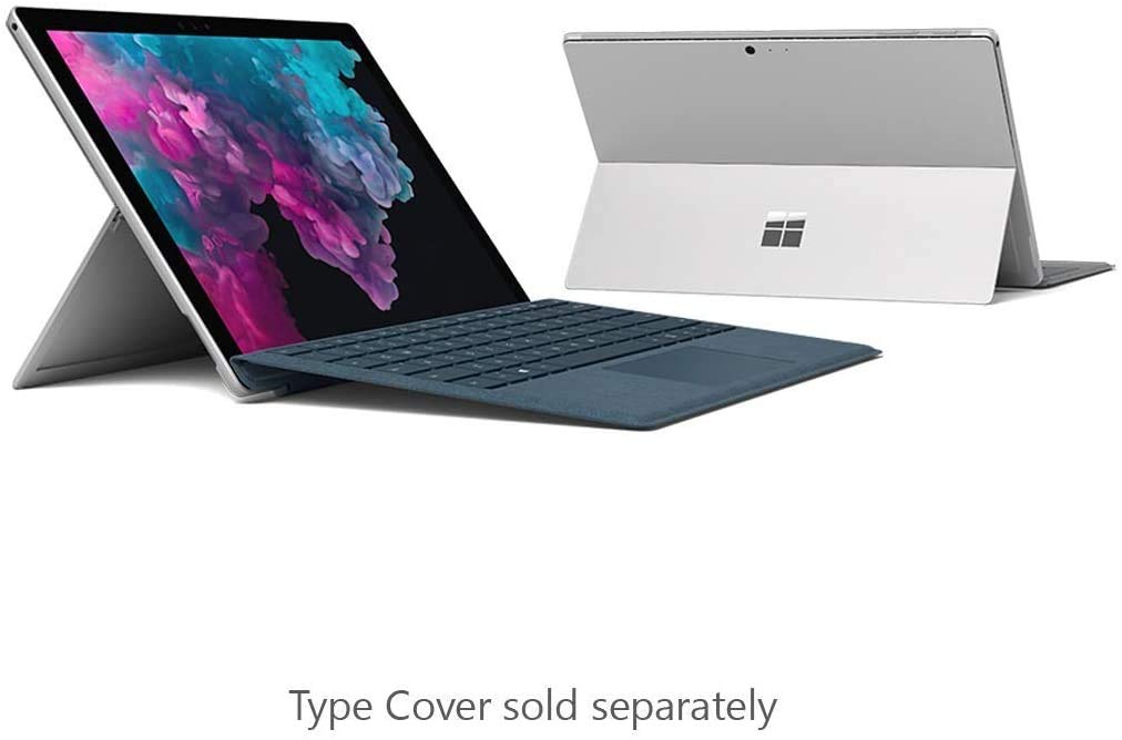 Surface Pro 6 Business 12.3" Touchscreen (2736 x 1824) Latest Model Tablet PC | Intel Quad-Core i5-8350U | 8GB RAM | 256GB SSD | Windows 10 Pro | Platinum | with Surface Pro Sleeve Poppy Red Bundle