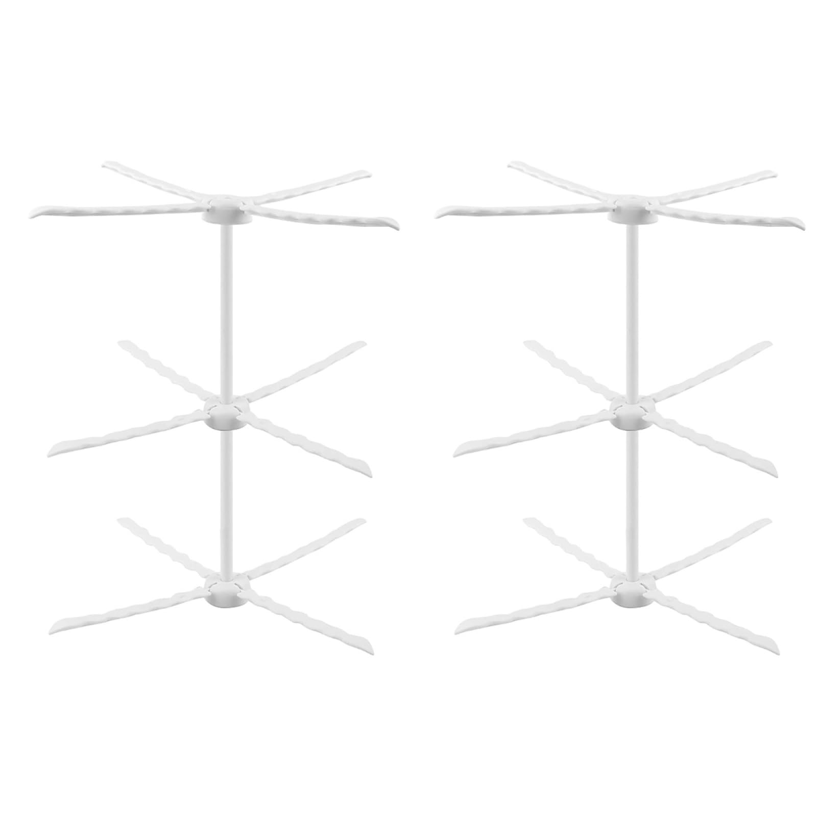 PRETYZOOM 2pcs Drying Rack Decor Foldable Clothing Rack Fresh Pasta Dryer Flower Dryer Stand Flower Drying Holder Fondant Flower Dry Rack Collapsible Flower Stand Tool Flowers Air