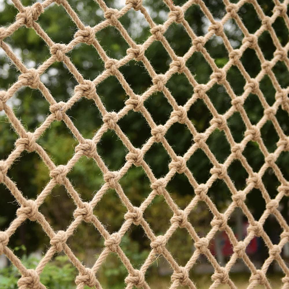 RZM Treehouse Safety Net Child Swing Fence Netting Truck Trailer Heavy Duty Cargo Net Balcony Stair Playground Protection Net Climbing Net for Clothing and Plant (Size : 22m(77ft))
