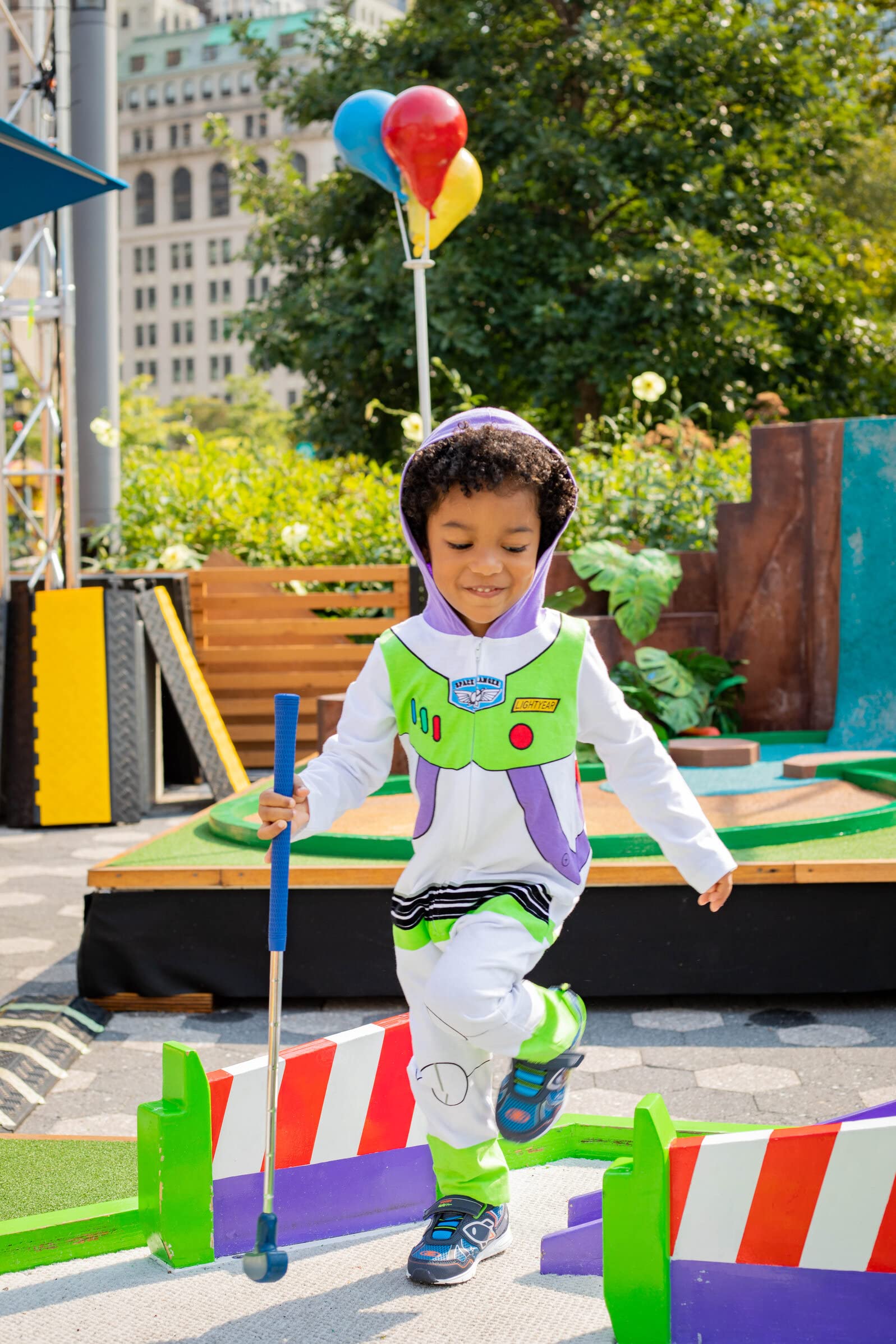 Disney Pixar Toy Story Buzz Lightyear Toddler Boys Zip Up Cosplay Coverall 2T