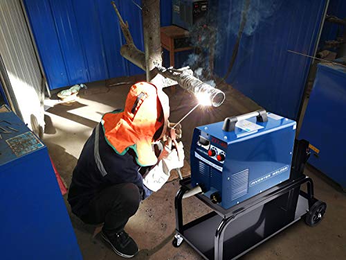 Aain Universal MIG Welding Cart, Rolling Welding Cart with Wheels for TIG MIG Welder, 110Lbs Capacity, Black