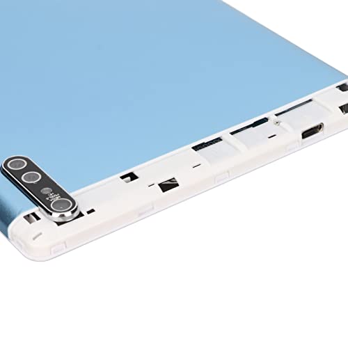 8 inch Tablet, 1920 x 1080 Dual Camera Tablet for Kids 2-5, 8000mAh Dual SIM Dual Standby RAM 4GB ROM 64GB HD Tablet with Three Card Slots, Tablet PC Suitable for 6.0 (Blue)