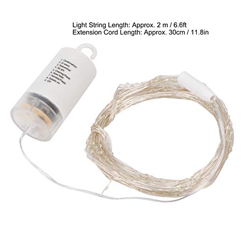 Decorative Lamp, Light Fixture Fairy String Lights, 8 Modes Waterproof for Garden Home