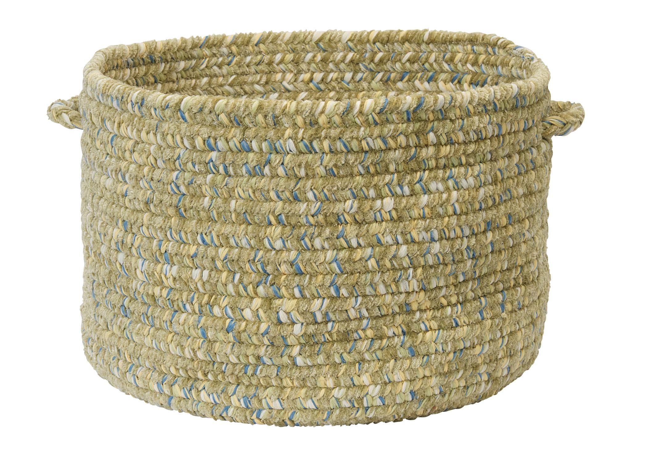 Colonial Mills West Bay Utility Basket, 14 by 10-Inch, Celery Tweed