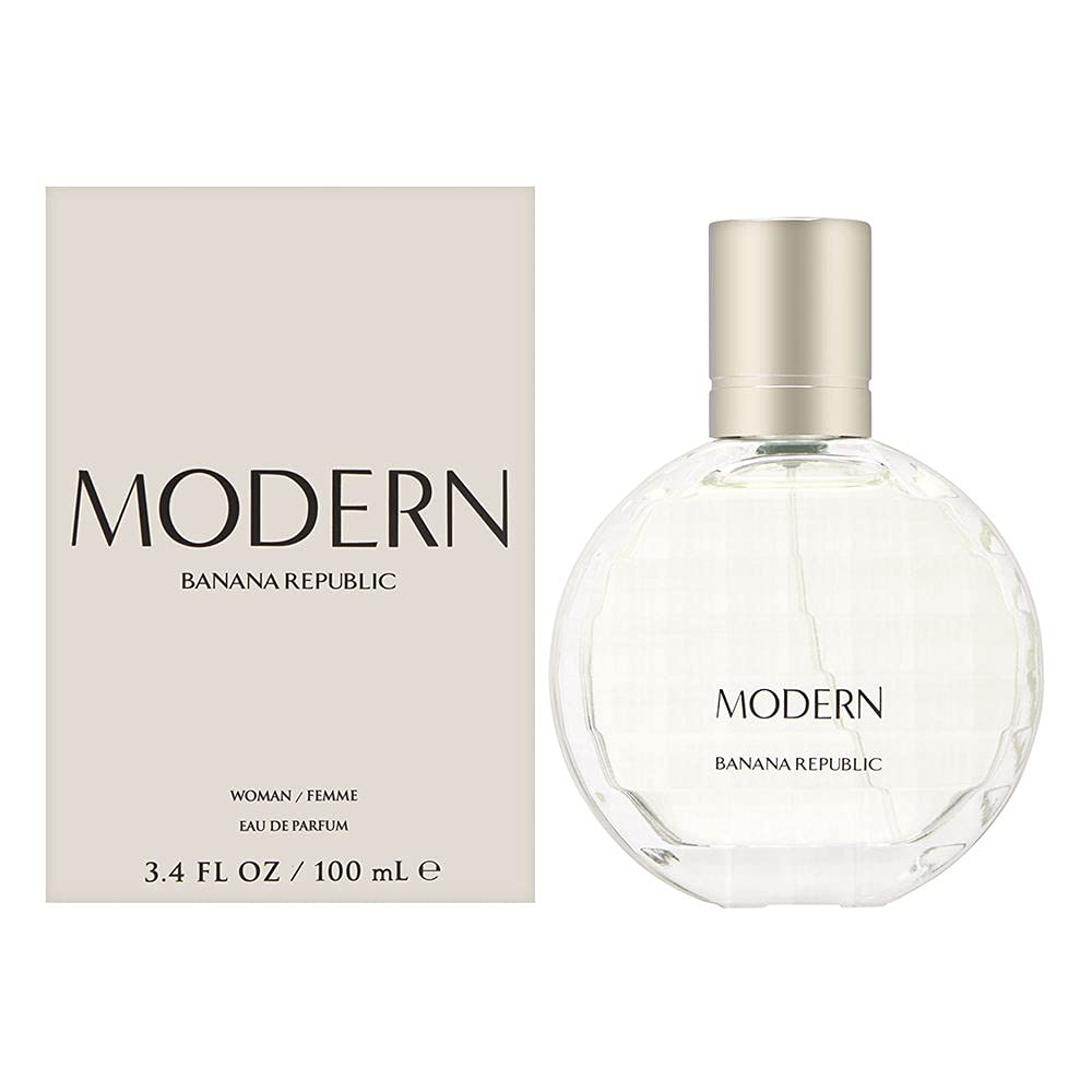BANANA REPUBLIC Modern Women Eau de Parfum Spray for Women, 3.4 Ounces, Clear