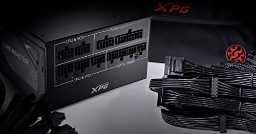 XPG Core Reactor Modular PSU: 80 Plus Gold - ATX - Fully Modular Power Supply - 10 Year Warranty - 650 Watt