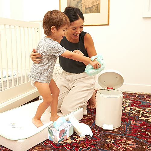 ECO WAVE 100% Compostable Diaper Bags, 200 bags, ASTM D6400, EN 13432, US BPI and Europe OK Compost Home Certified Disposable Biodegradable Baby Poop Bags
