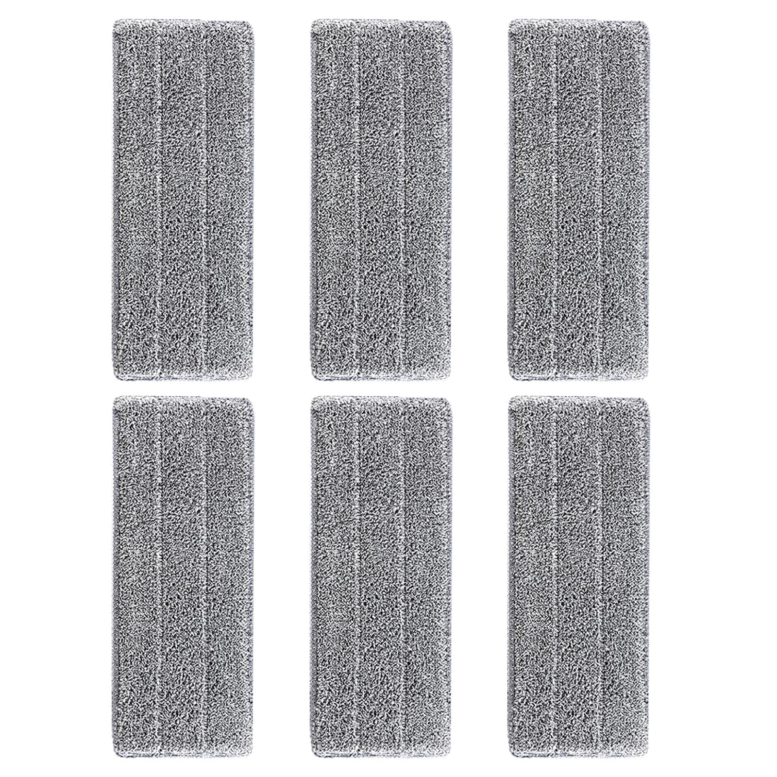 6pcs Efficient Microfiber Mop Cloth Replacement Double Slot Tool Suitable for Household Professional Use