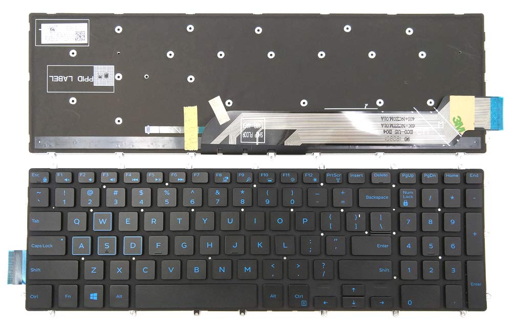 LPH Replacement Backlit Keyboard for Dell G3-3579 G3-3779 G5-5587 G7-7588 Gaming Laptop