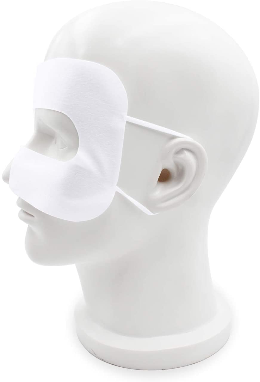 AMVR 100 pcs Disposable VR Face Mask Breathable Nonwoven Cover Pad for Meta Quest or Quest 2 / HTC Vive or Pro/PS VR/Gear VR/Meta Rift or Rift S,and Other VR Headsets