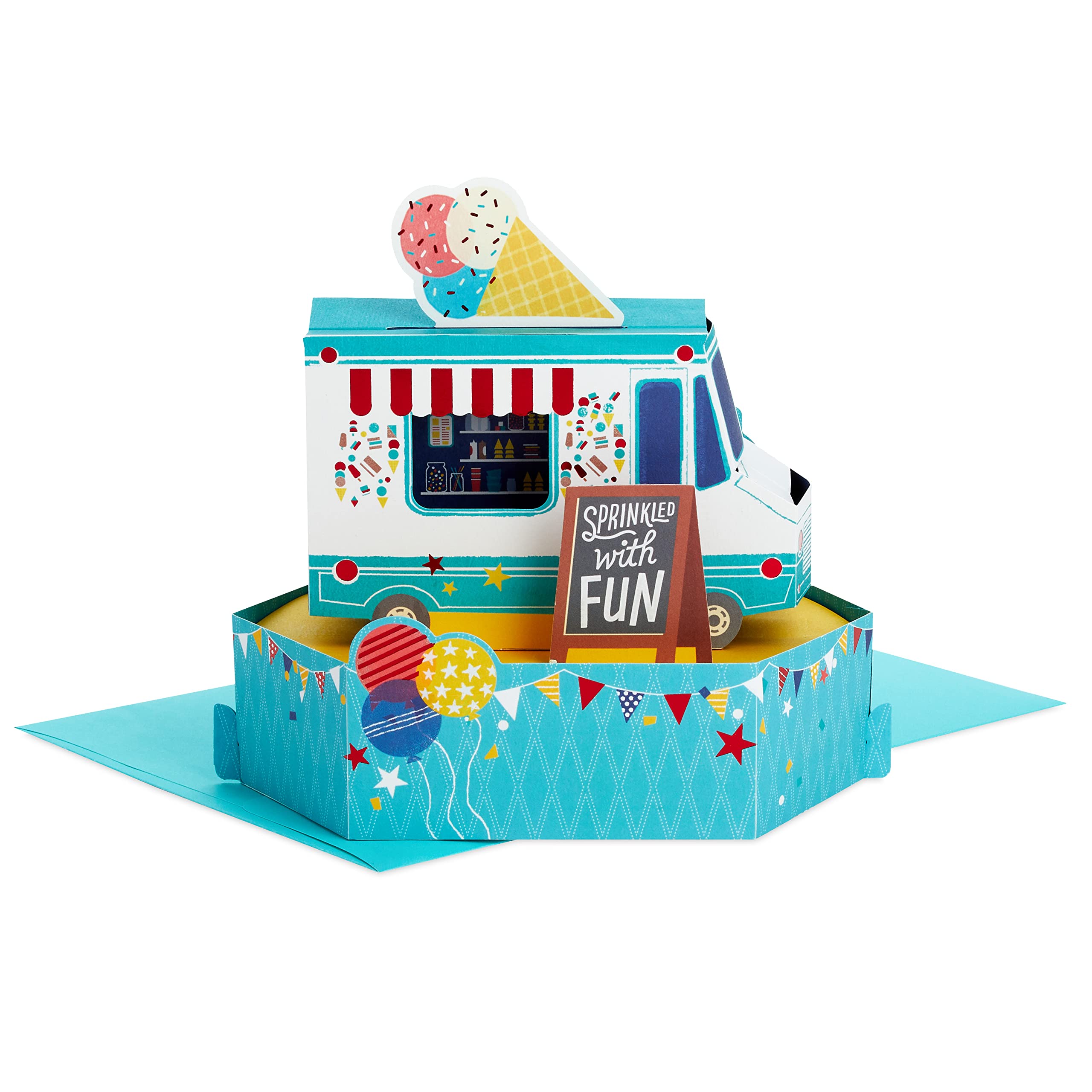 Hallmark Paper Wonder Pop Up Birthday Card (Celebrate, Birthday Cake)