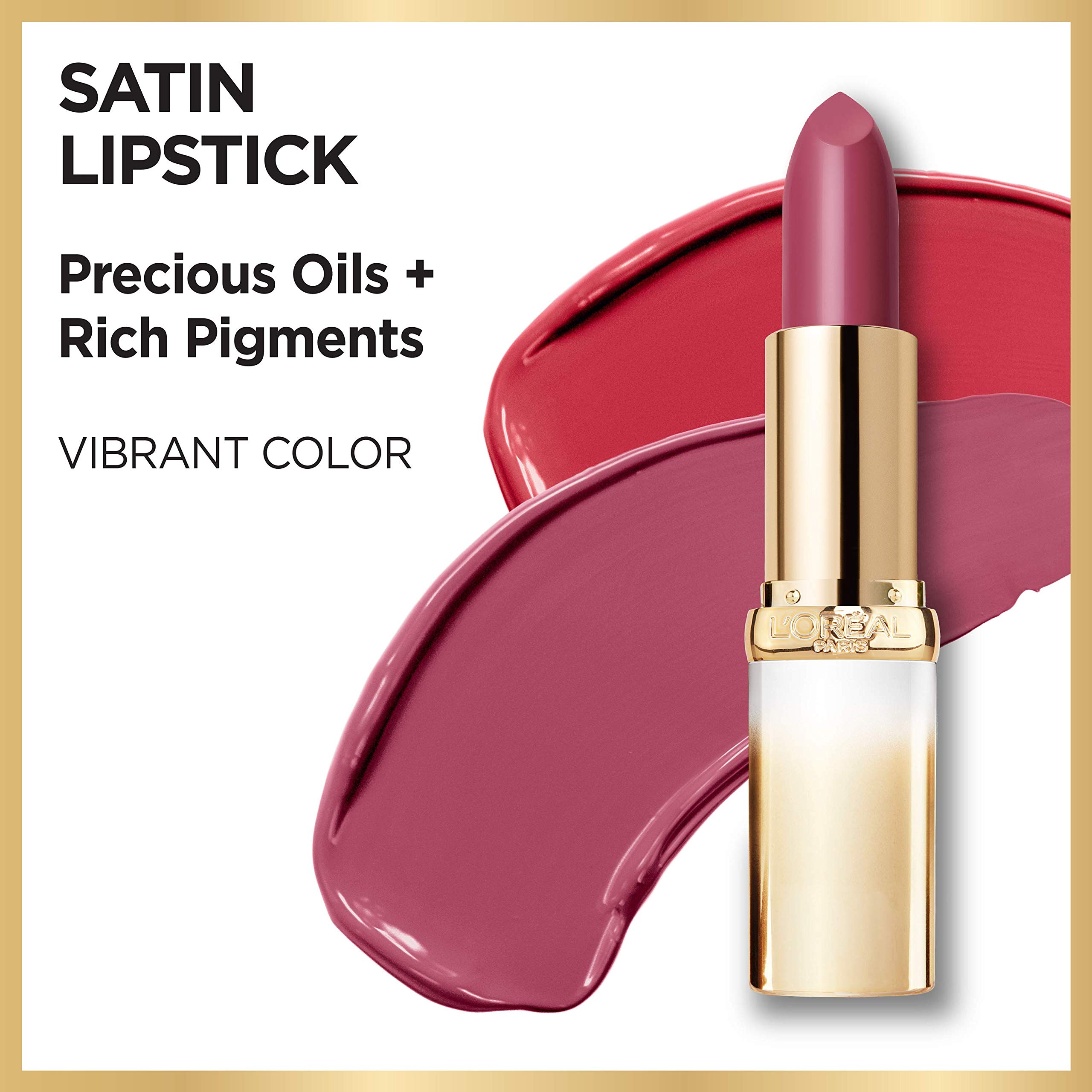 L’Oréal Paris Age Perfect Satin Lipstick with Precious Oils, 208 Subtle Primrose, 0.13 Ounce