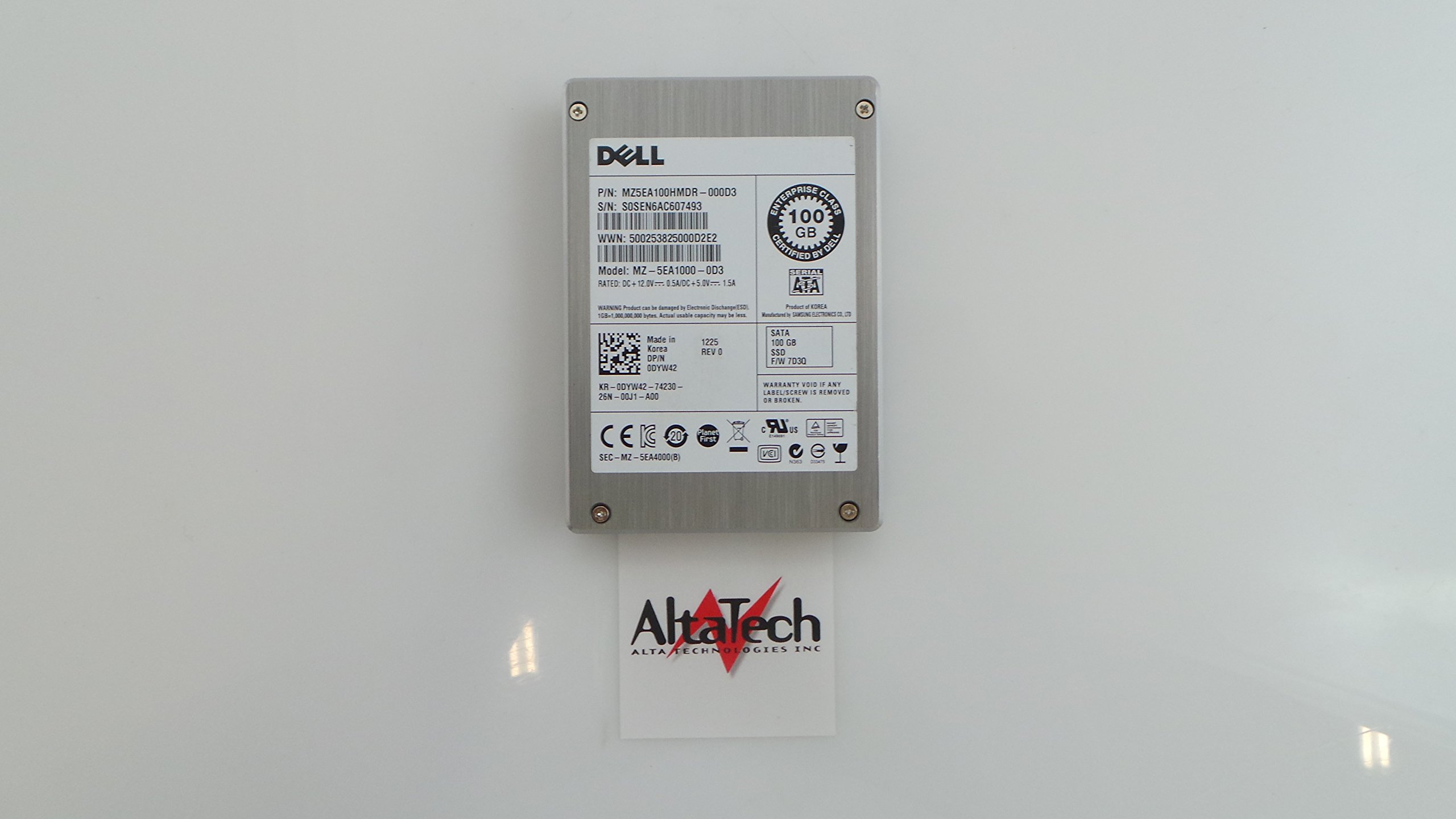 Dell SSD 100GB, DYW42