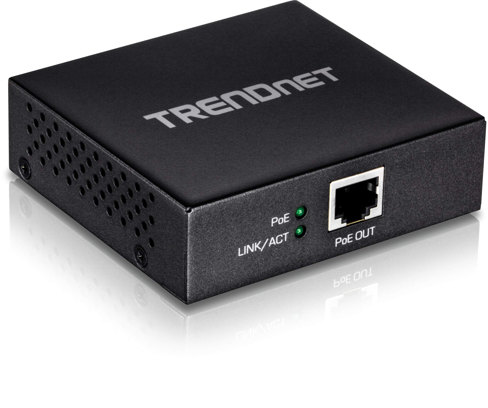 TRENDnet Gigabit PoE+ Repeater/Amplifier, Single Port PoE Power over Ethernet, Extends 100m for Total Distance Up to 200m (656 ft.), TPE-E100 (Renewed)