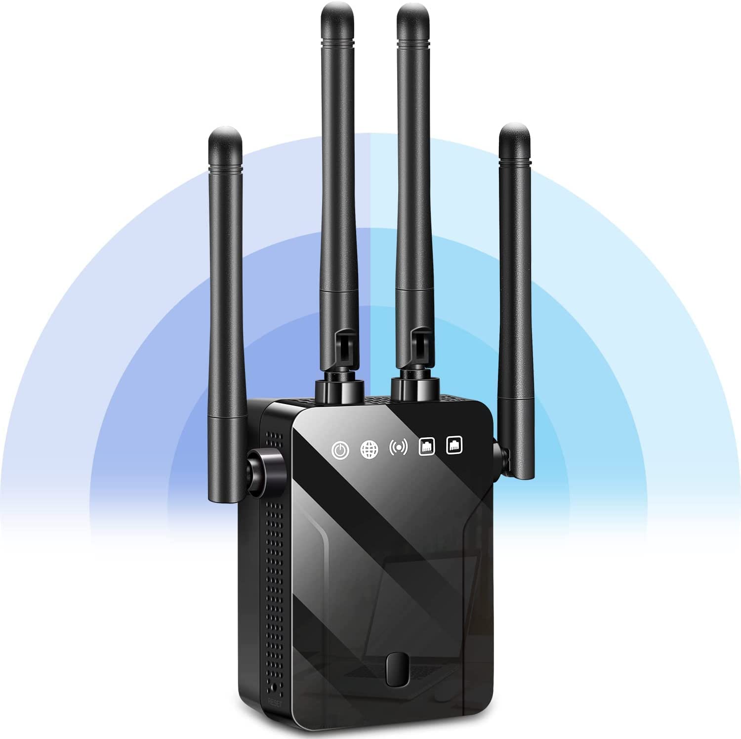 2023 WiFi Range Extender, 1200Mbps WiFi Signal Booster up to 9800sq.ft, Internet Booster for Home, Wireless Internet Repeater WiFi Signal Amplifier with Ethernet Port