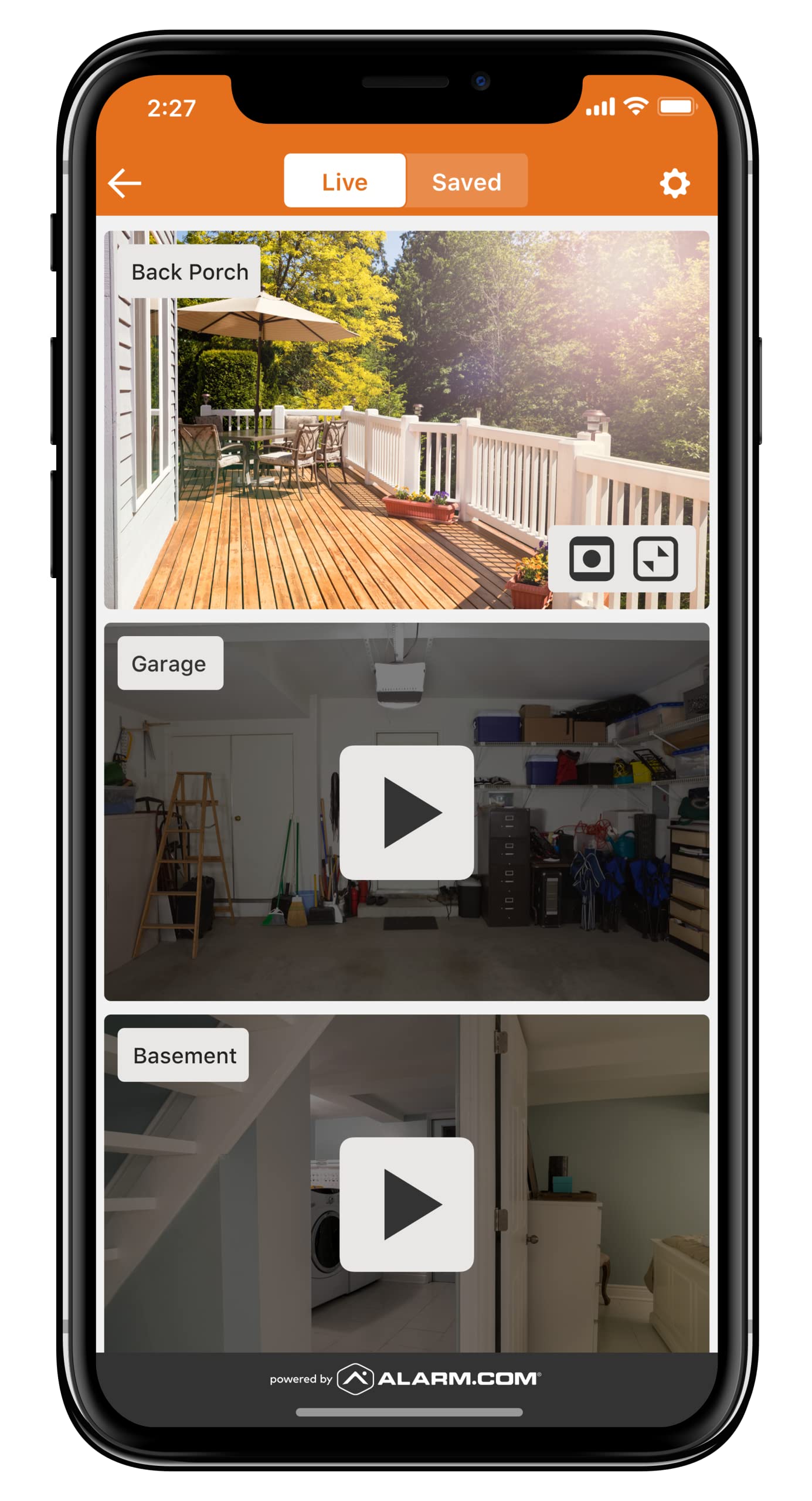Alarm.com ADC-V724 1080p Outdoor Wi-Fi Camera with HDR and Two-Way Audio, 1/3-Inch Image Sensor, Up to 1920x1080 Live Resolution Options, Microphone and Speaker, High Dynamic Range (HDR)