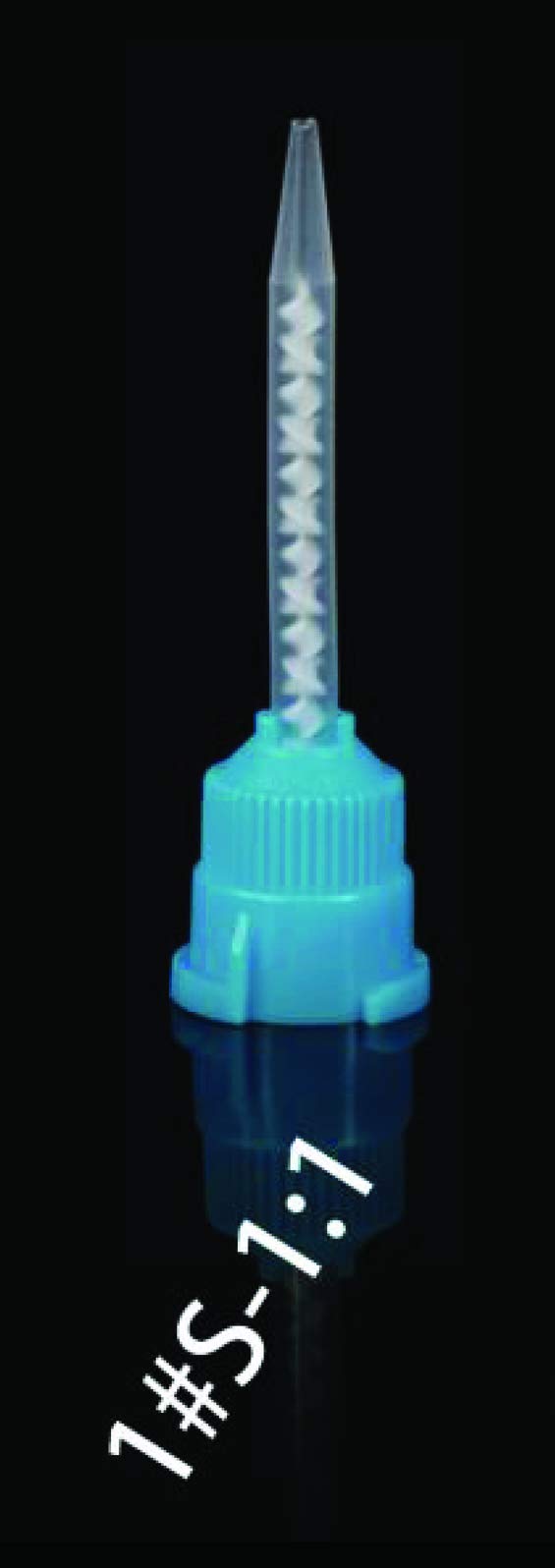 S&Dent USA FDA & TUV CE 1 Bag = 50PCS Dental Silicone HP Mixing Tips 1# = Short 1:1 for VOCO