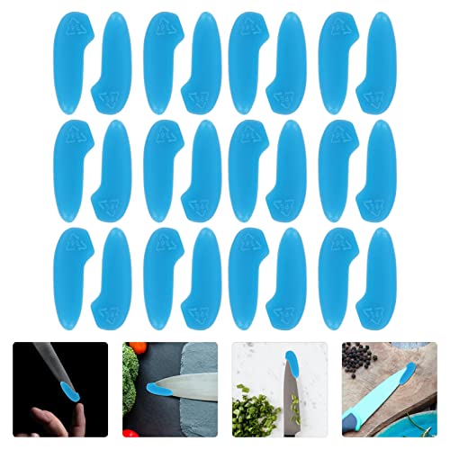 250pcs Gags Protecter Covers Sleeve: Kitchen Protectors Caps Sleeves Protection Blades Point Scratch Universal Knifehead Anti- Scratch- Chef Practical Cover Injuries
