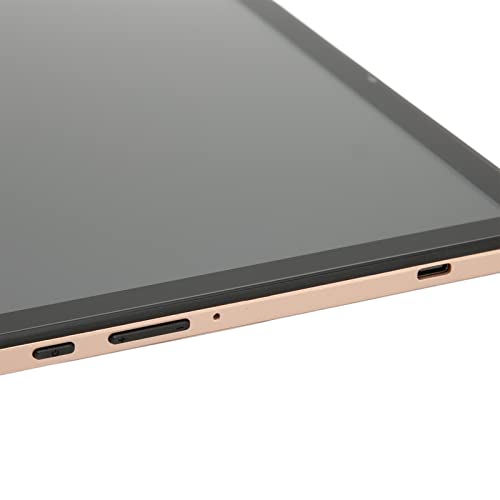 4G Dual SIM Calling Tablet, 10Inch Android 11 8 Core Tablet PC, 6GB RAM 256GB ROM, Dual Stereo Speaker, 7000mah Battery, 2.4G/5G Dual Band WiFi, Double HD Cameras(Gold)