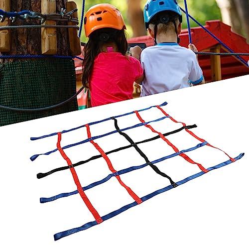 DAUERHAFT Climbing Net, 3 Colors Climbing Net Cultivate Motor Skills Improve Self Confidence for Playgrounds