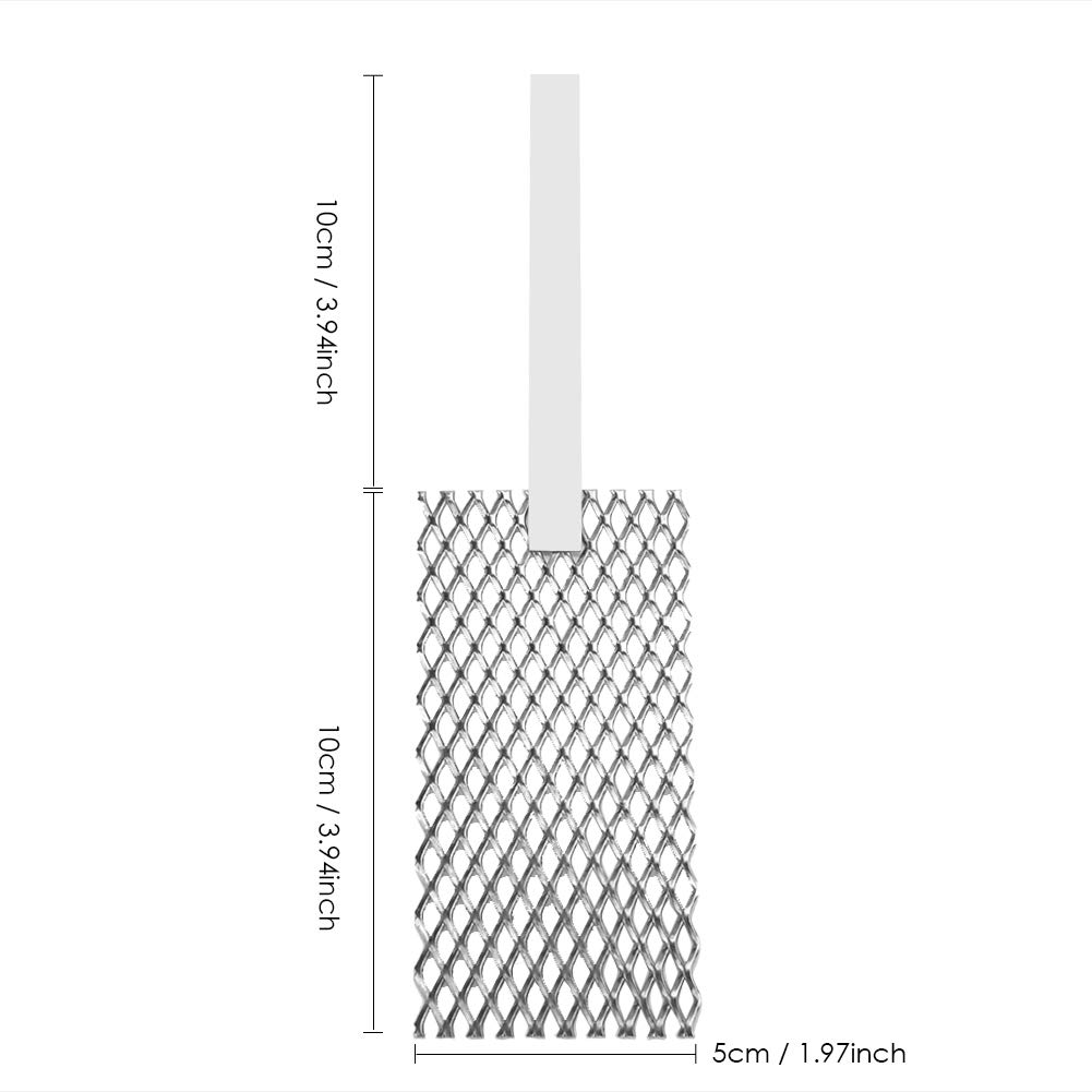 Platinized Anode, Rhodium Jewelry Plating Plater Tool Mesh with Handle, Mesh Platinized Anode Rhodium Palladium Platin Anode,Silver Plating for Jewelry