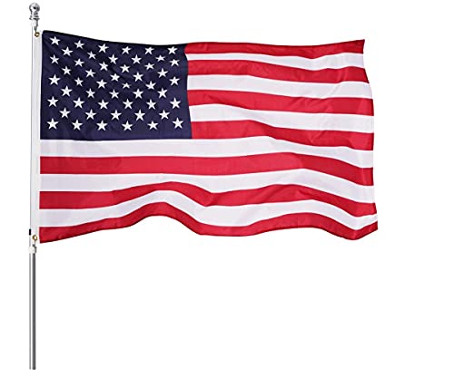 American Flag 2x3 for Indoor and Outdoor - US Flags Polyester Nylon - Double-Stitched Edges with Brass Grommets (2X3 FT)