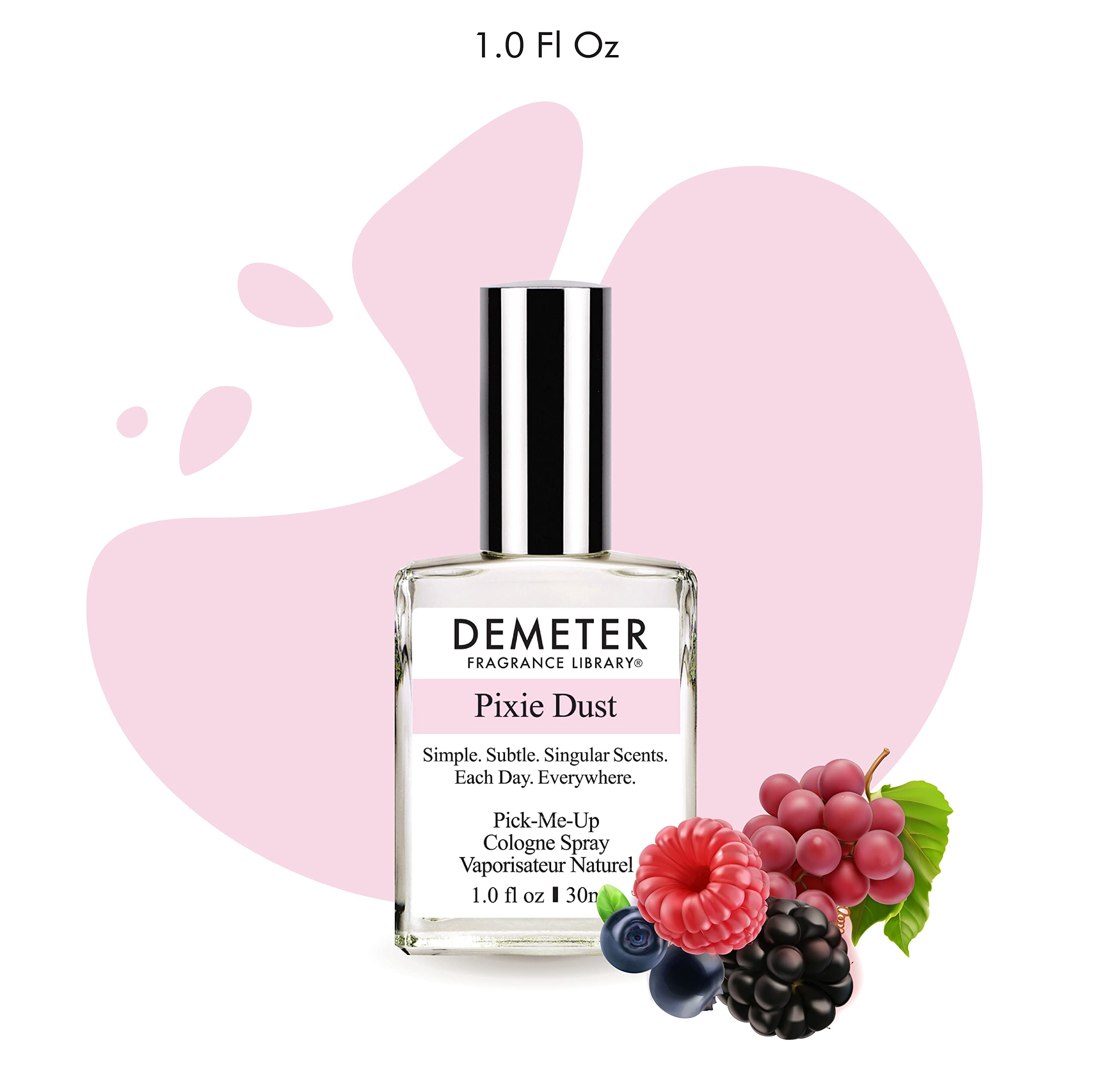 DEMETER Pixie Dust, 1 oz Cologne Spray, Perfume for Women
