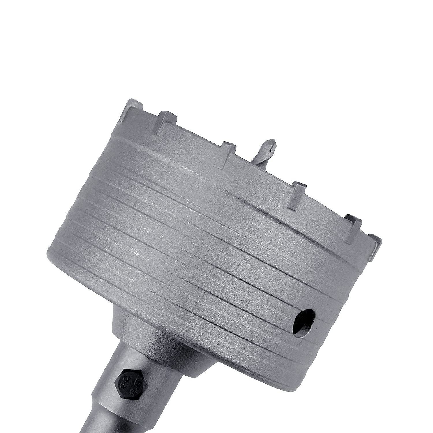 4 inch / 102mm Concrete Hole Saw with 220mm SDS Plus Shank Connecting Rod,GUICGOC Tungsten Carbide Teeth Cement Hole Saw for Cement Brick Concrete Stone Wall (4 inch / 102mm)