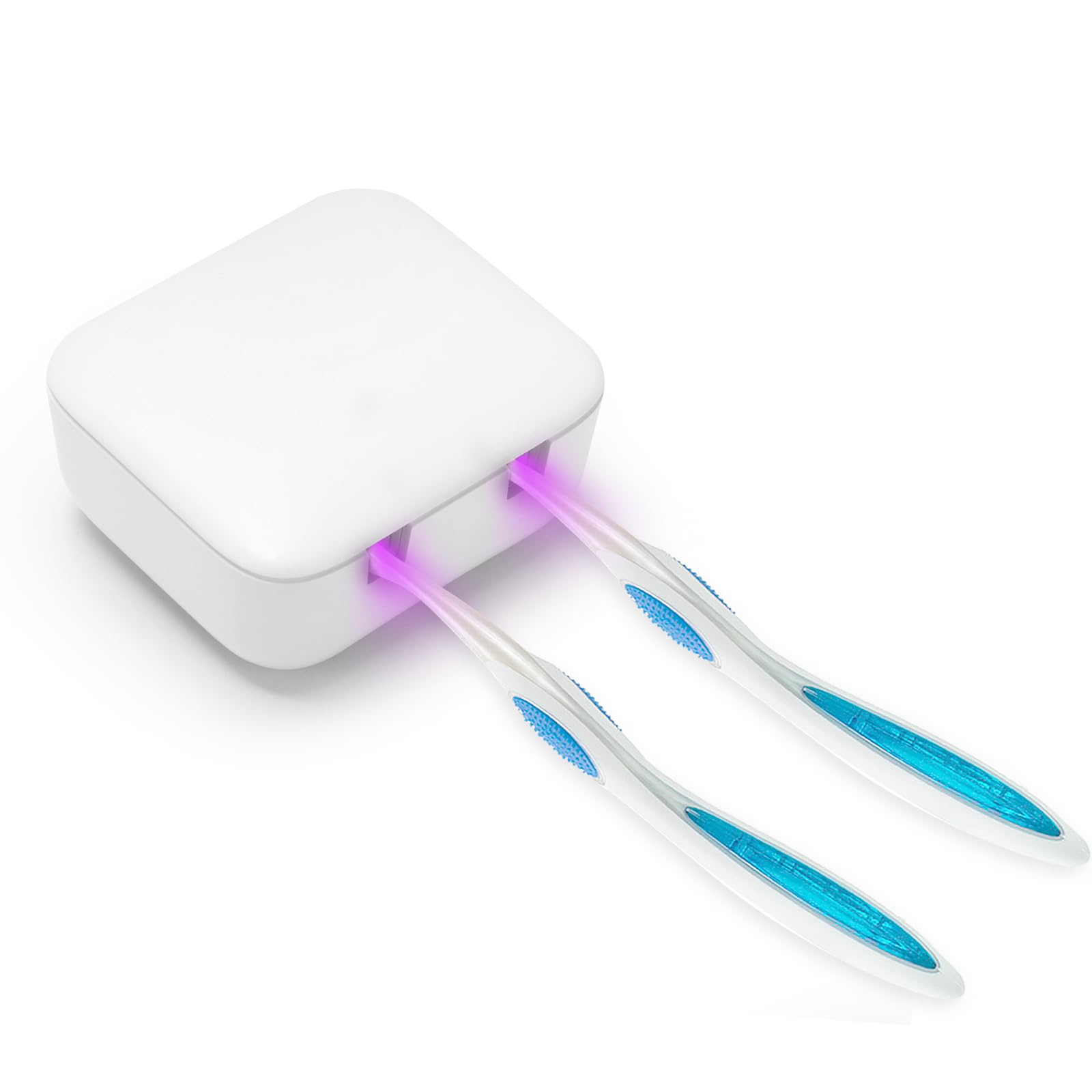 TAISHAN UV Toothbrush Case Sanitizer,Rechargeable Portable Mini Toothbrush Holder with Mirror,Kills 99.9% of Germs,Fits All Toothbrushes for Electric and Manual,Safety Feature for Home and Travel