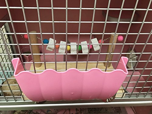 Hypeety Wooden Bird Perch Platform Pet Natural Chewing Toys Health Cage Accessories for Mouse, Chinchilla, Rat, Gerbil, Guinea-Pigs, Dwarf Hamster