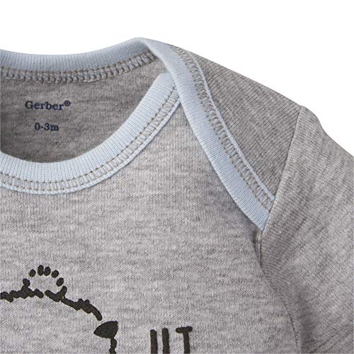 Gerber Baby Boys 5-Pack Short Sleeve Variety Onesies Bodysuits Hello Bear 0-3 Months
